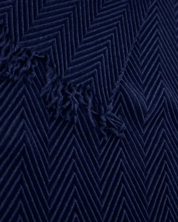 Giorgio Armani Cashmere Stole - Navy Blue