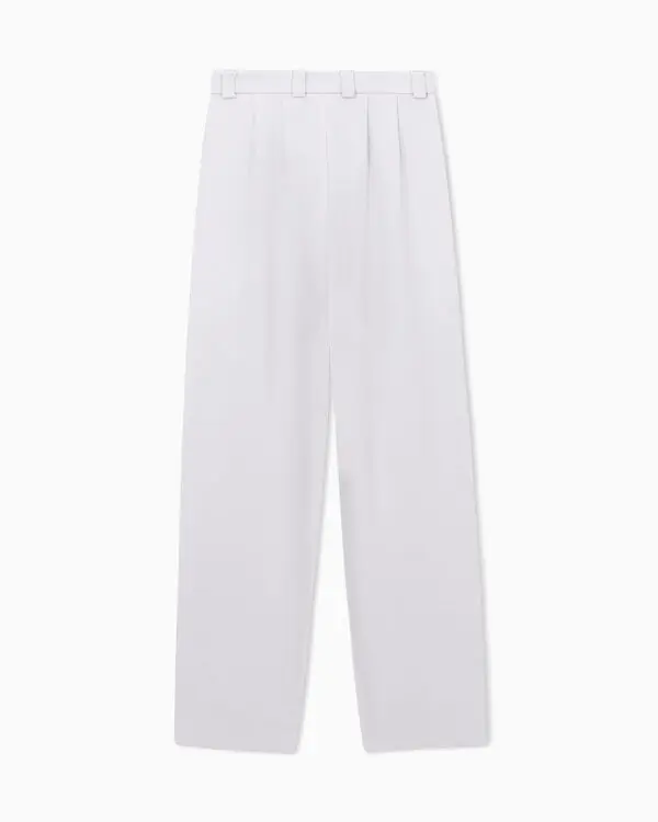 Giorgio Armani Technical Cady Straight-leg Trousers