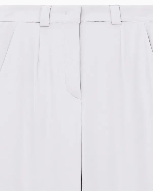 Giorgio Armani Technical Cady Straight-leg Trousers