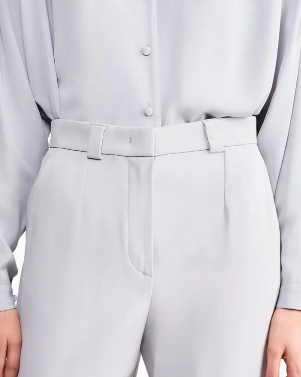 Giorgio Armani Technical Cady Straight-leg Trousers