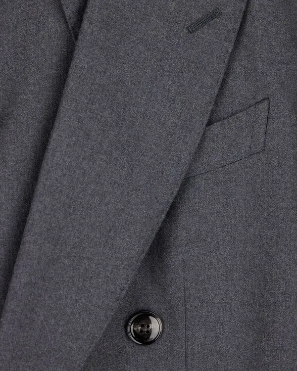Giorgio Armani Double-breasted Pinstriped Virgin Wool Suit Napoli