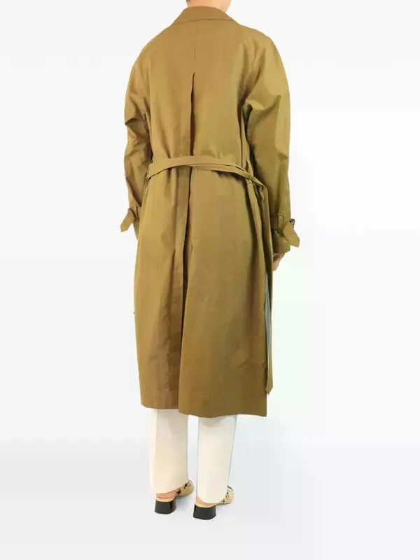 MARGARET HOWELL Buttoned Belted Trench Coat
