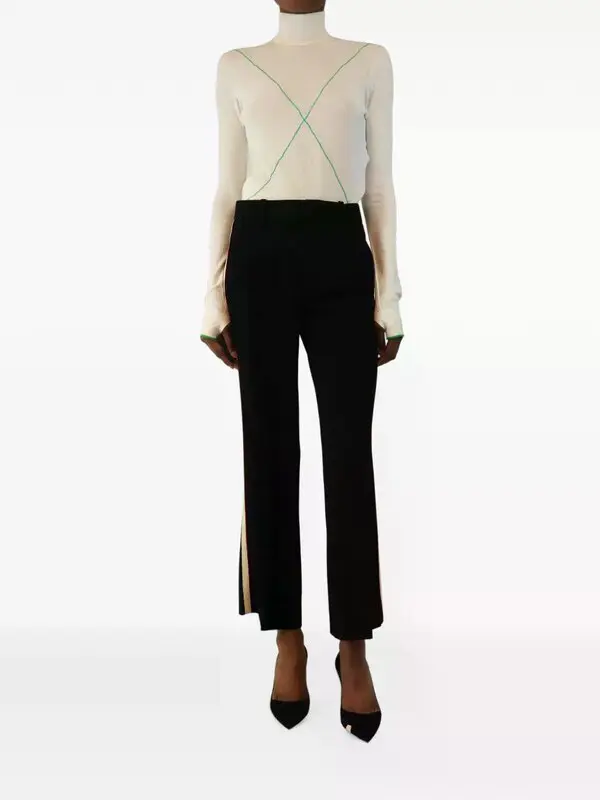 Gucci Side-stripe Straight-leg Trousers