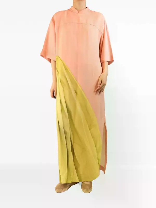 Dries Van Noten Maxi Draped Panel Dress
