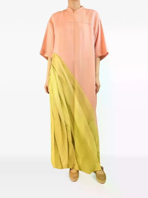 Dries Van Noten Maxi Draped Panel Dress