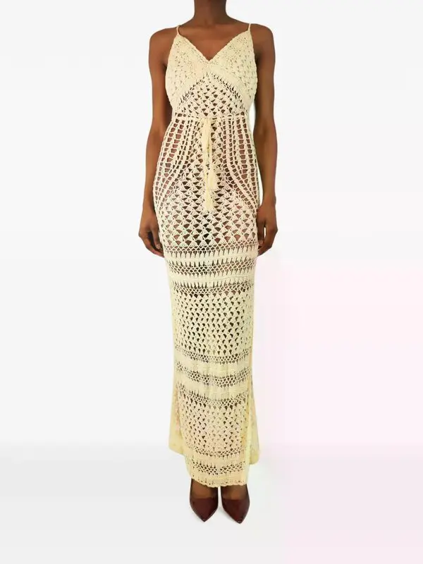 FLOOK Crochet Maxi Dress