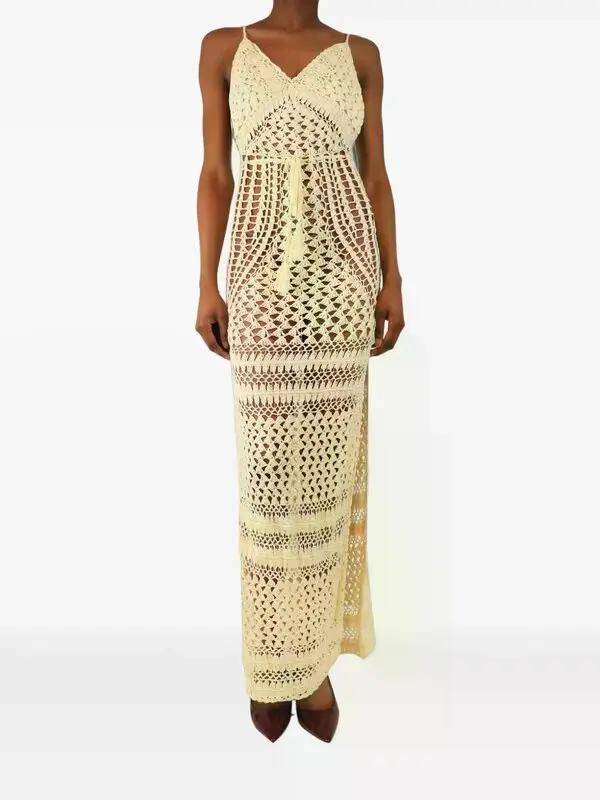 FLOOK Crochet Maxi Dress