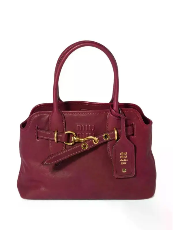 Miu Miu Aventure Nappa Leather Bag