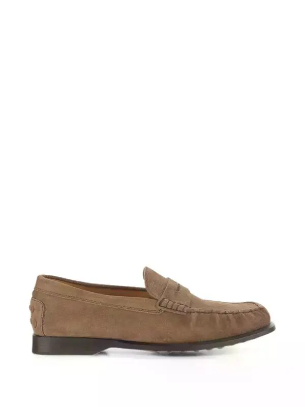 TOD'S Suede Slip-on Loafers