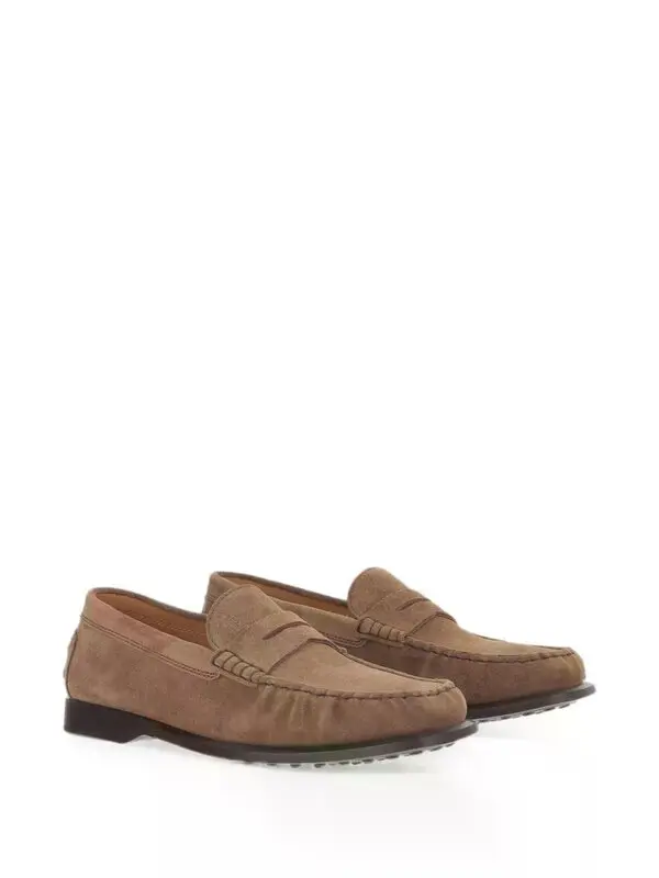 TOD'S Suede Slip-on Loafers
