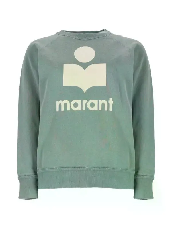 MARANT ETOILE Logo-print Raglan-sleeve Sweater