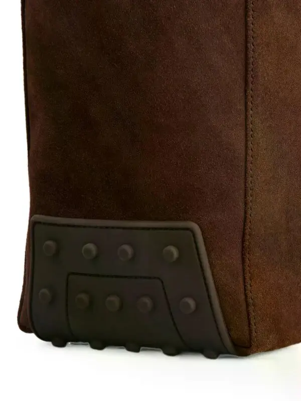 TOD'S Gommino Suede Shoulder Bag
