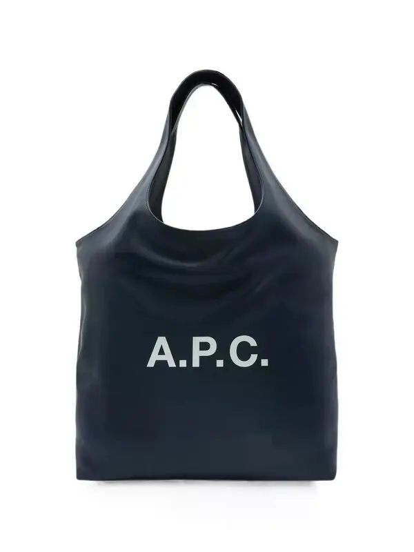 A.p.c. Ninon Logo Tote Bag - Blue