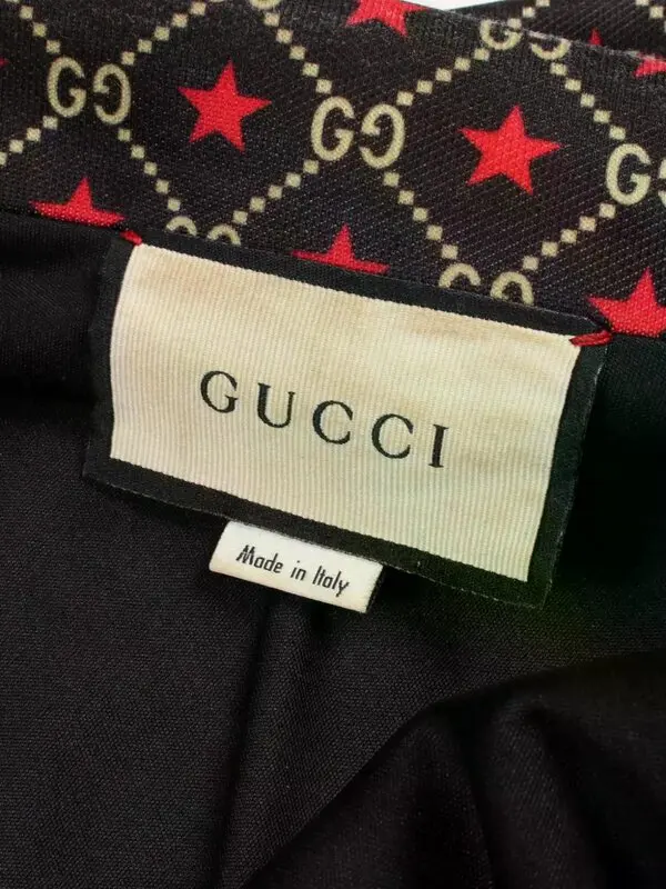 Gucci Gg Star Web Stripe Zip Up Sweatshirt