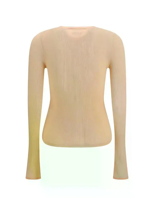 Chloé Ribbed Knit Wool Sweater
