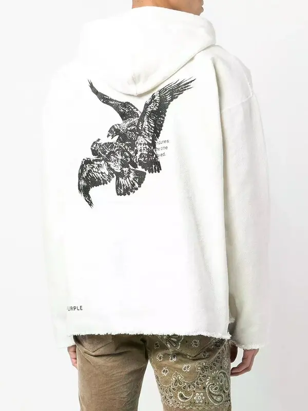 PURPLE BRAND Graphic Print Hoodie