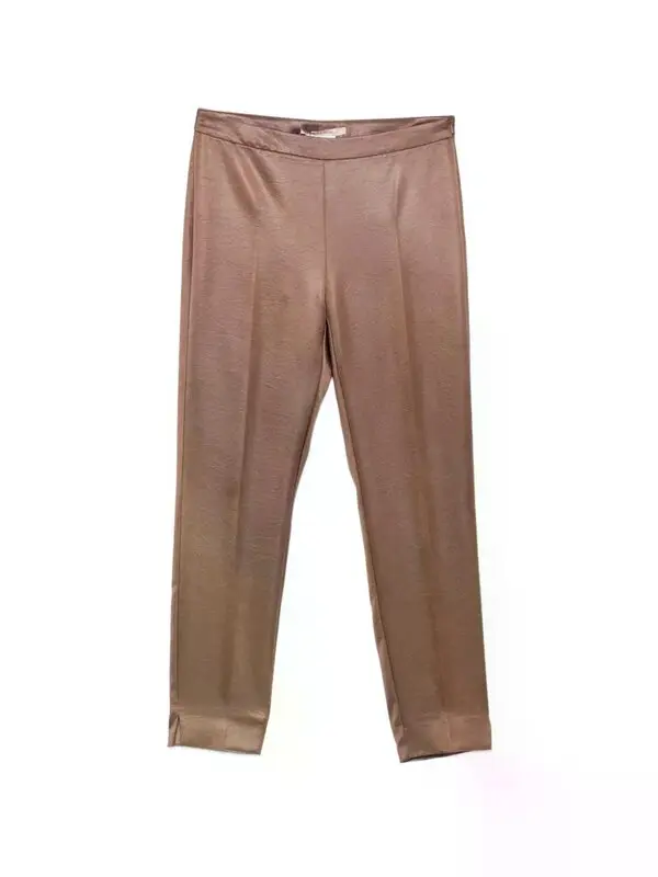 PENNYBLACK Pagaia Satin Finish Pressed-crease Trousers