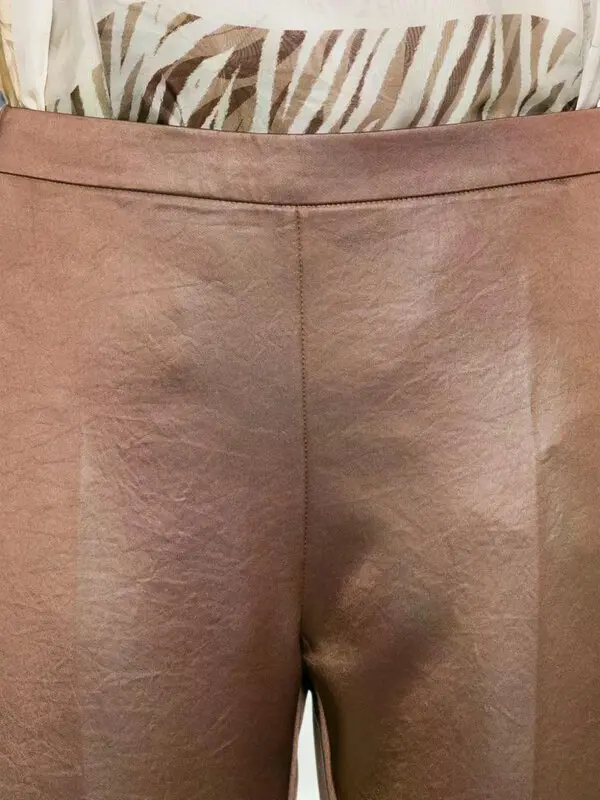 PENNYBLACK Pagaia Satin Finish Pressed-crease Trousers