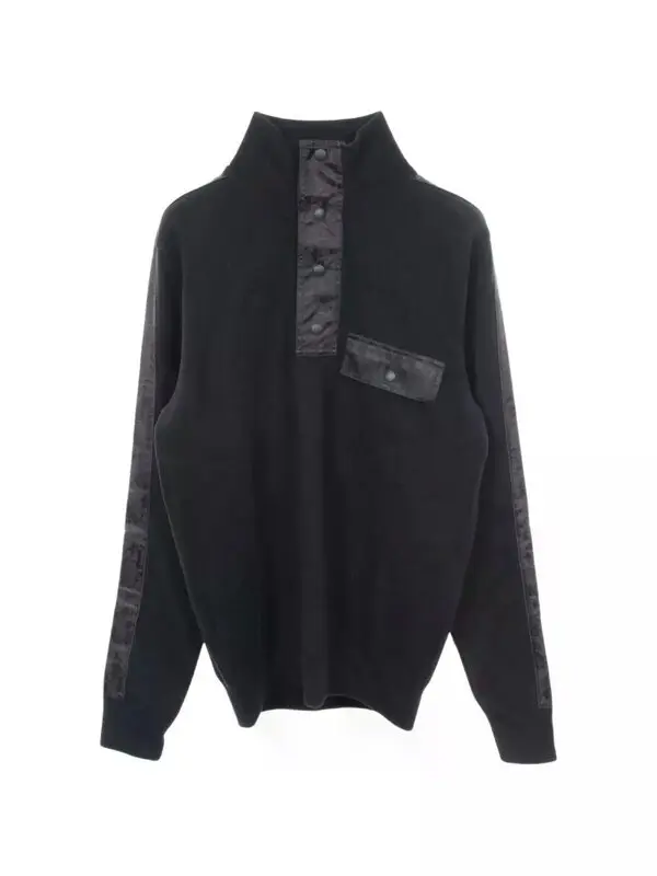 Dior Oblique Paneled High Neck Sweater