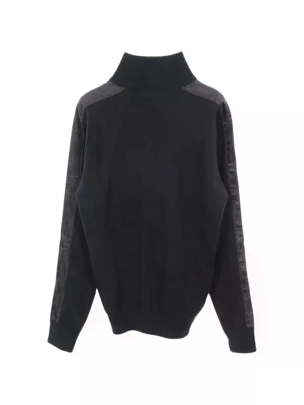 Dior Oblique Paneled High Neck Sweater