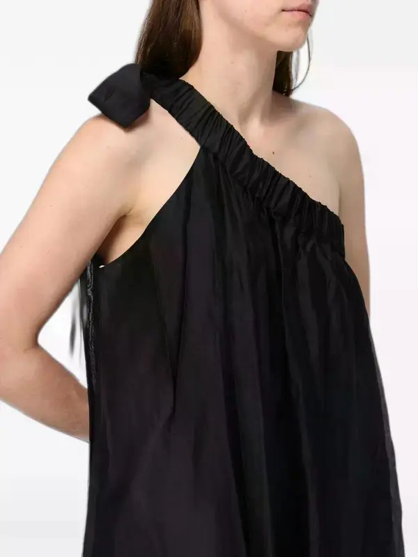 MEIMEIJ One-shoulder Pleated Maxi Dress