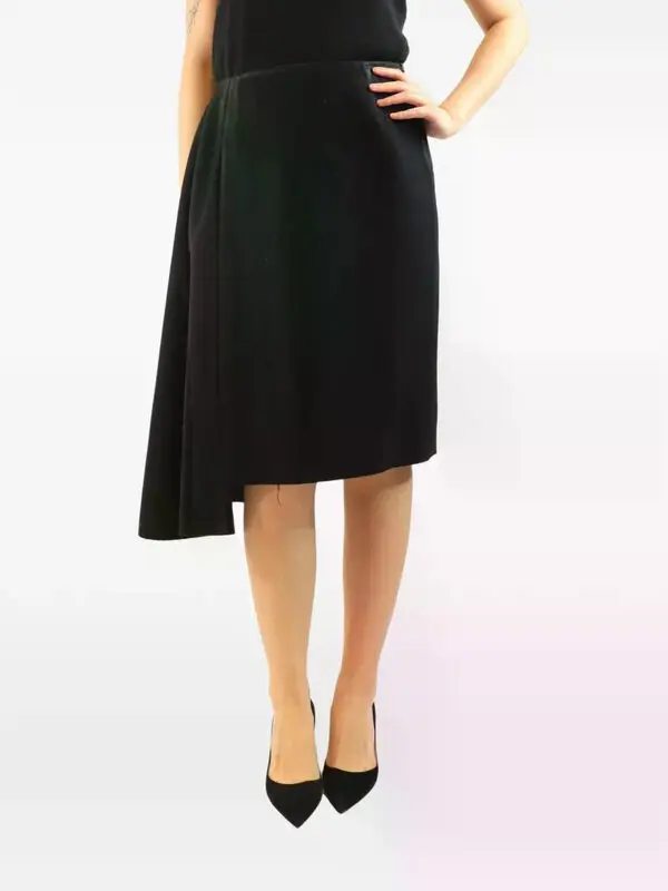 Prada Asymmetric Midi Skirt