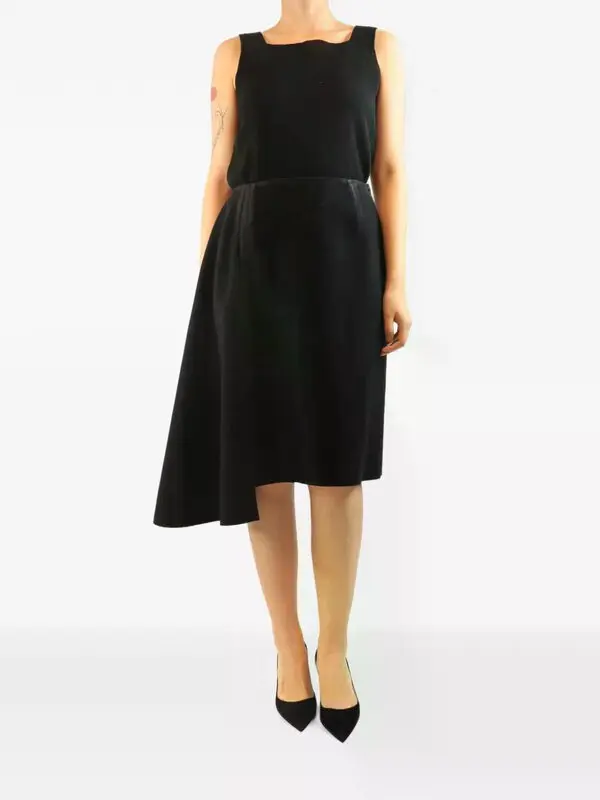 Prada Asymmetric Midi Skirt