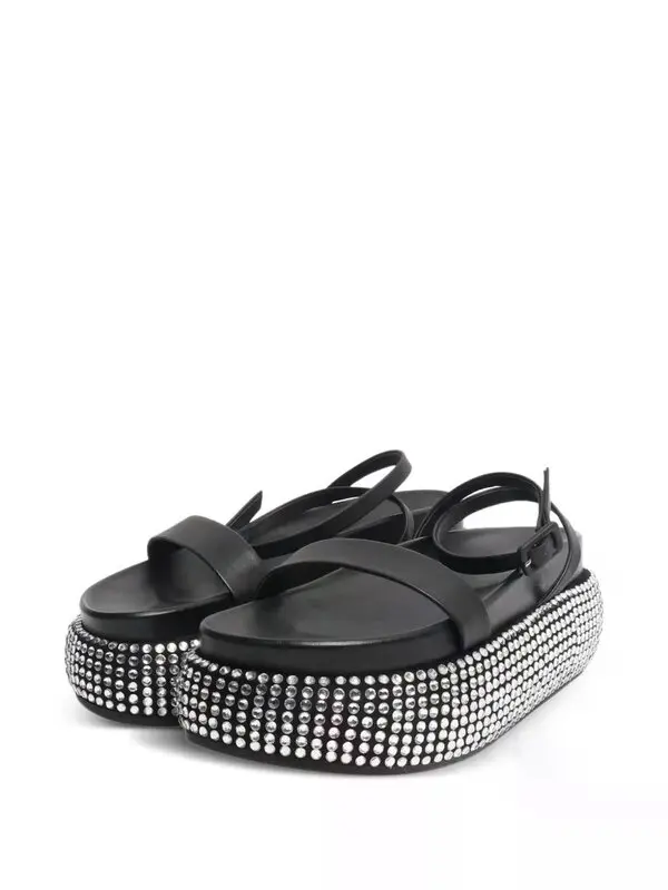 Simkhai Embellished Open Toe Platform Sandals