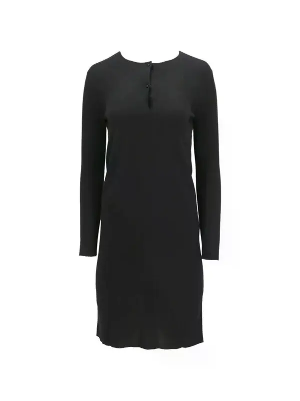TOM FORD Long-sleeve Buttoned Mini Dress