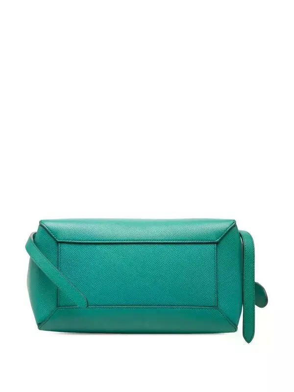 Celine Micro Grained Calfskin Belt Bag Satchel - Green