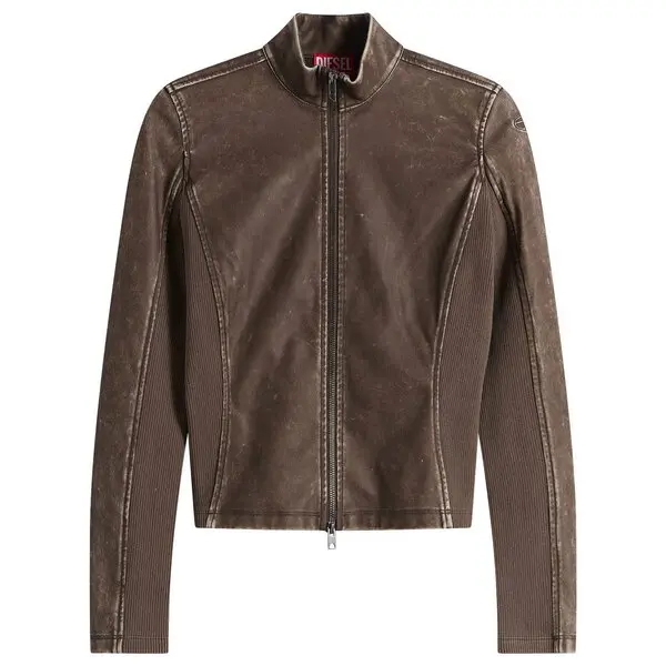 DIESEL® T-hunder Long Sleeve Top - Brown