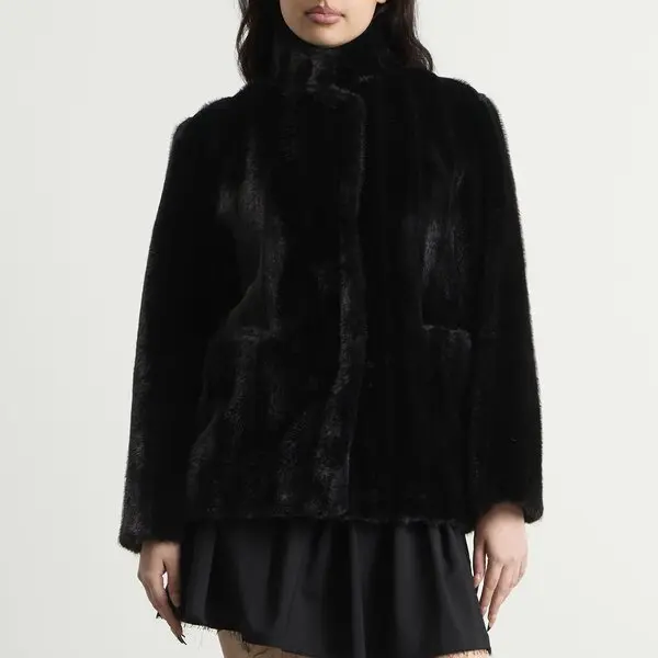 NOTHING WRITTEN Misha Faux Fur Jacket