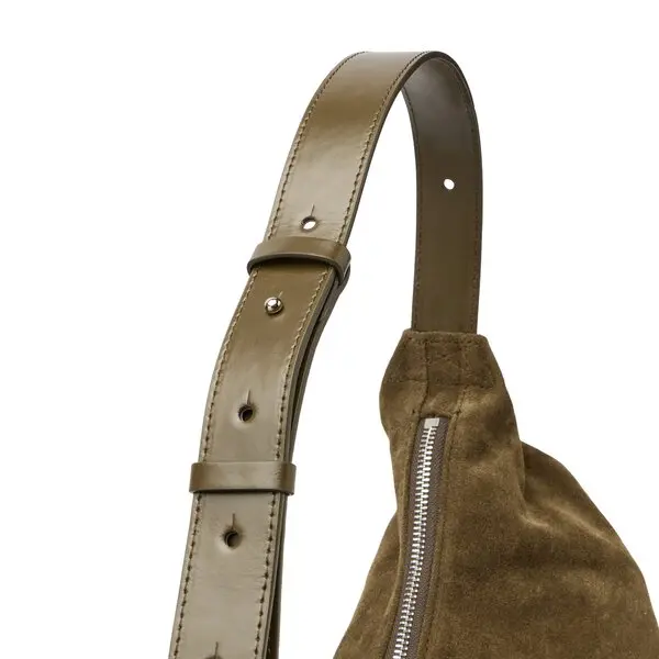 NOTHING WRITTEN Ht Suede Shoulder Bag