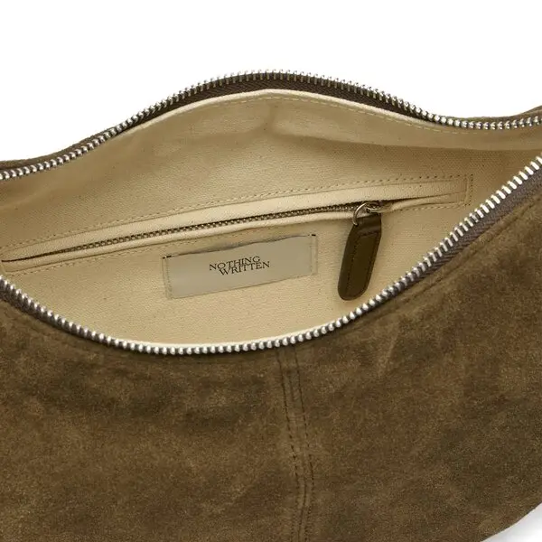 NOTHING WRITTEN Ht Suede Shoulder Bag