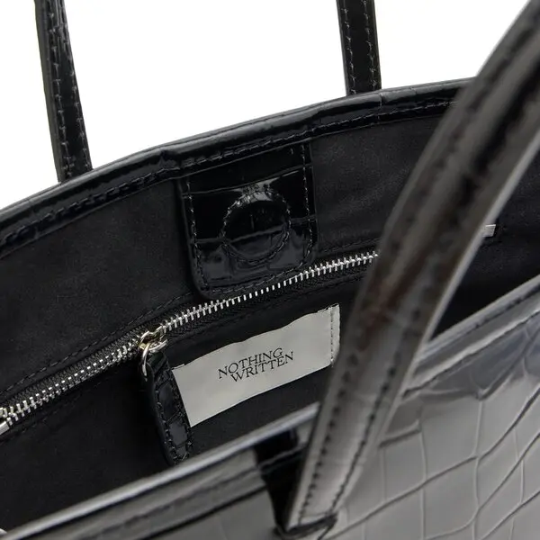 NOTHING WRITTEN Ain Croco Tote Bag