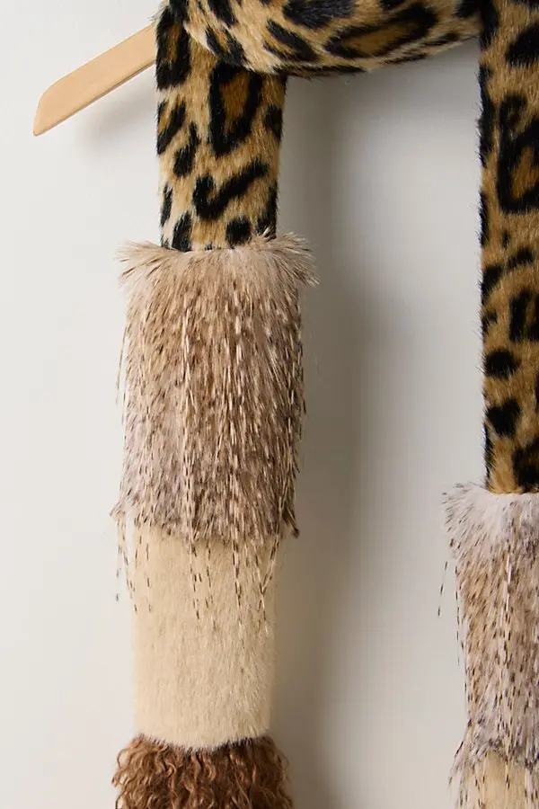 Anna Sui Multi Fur Scarf At