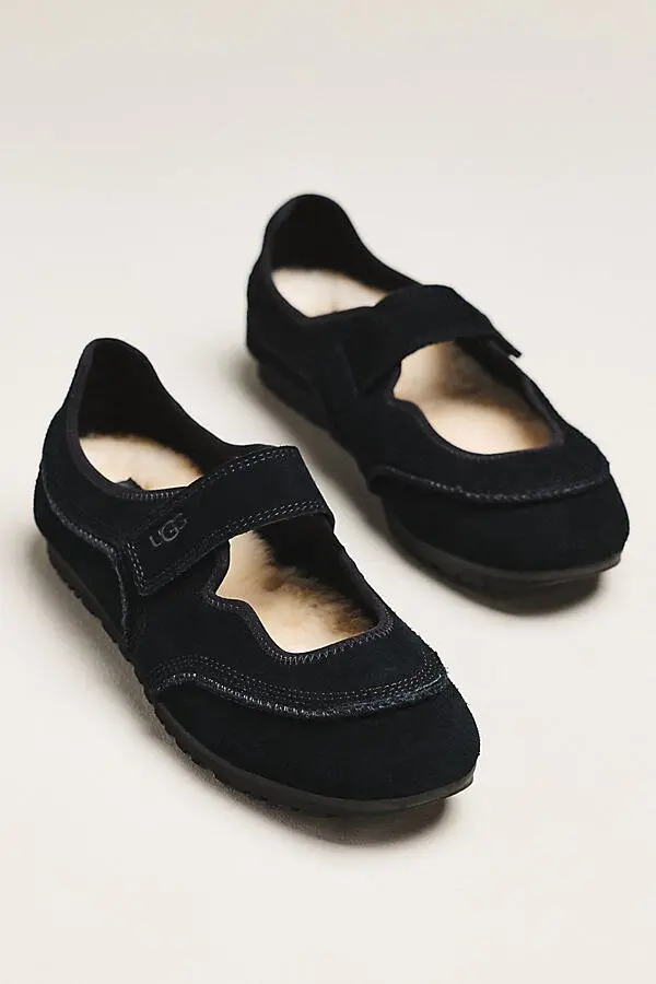 UGG Quill Mary Jane Flats - Black