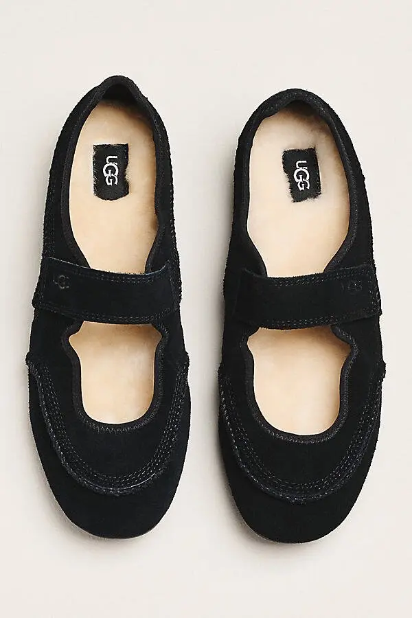 UGG Quill Mary Jane Flats - Black