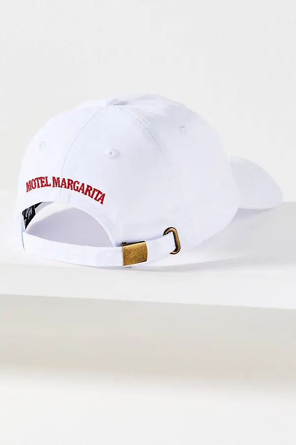 MOTEL MARGARITA Buy Me Margs Dad Cap - White
