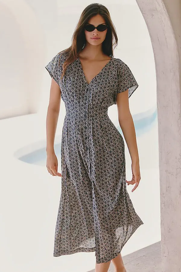 Z Supply Sanna Iris Midi Dress