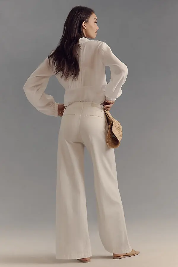 Ag Caden Wide-leg Pants - Powder