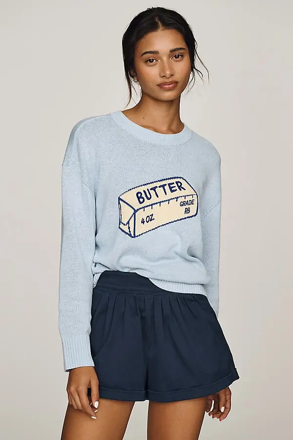 ROWING BLAZERS Butter Graphic Sweatshirt - Blue
