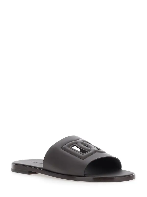 Dolce & Gabbana Leather Slides