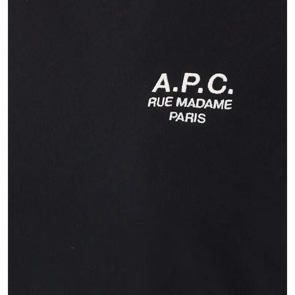 A.p.c. Cotton T-shirt With Embroidered Logo