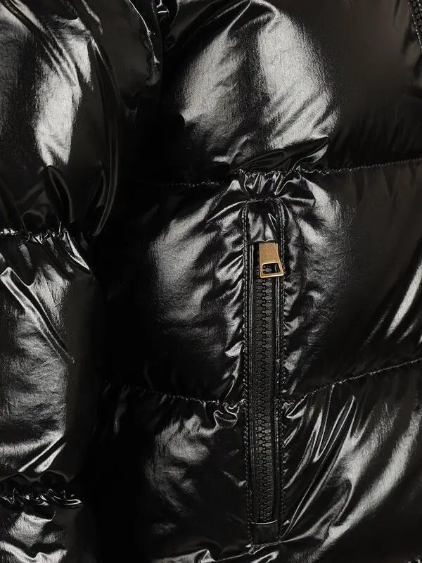 Moncler Niveole Short Nylon Down Jacket - Black