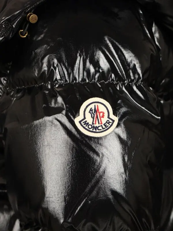 Moncler Niveole Short Nylon Down Jacket - Black