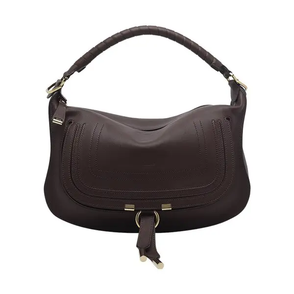 Chloé Marcie Shoulder Bag - Brown