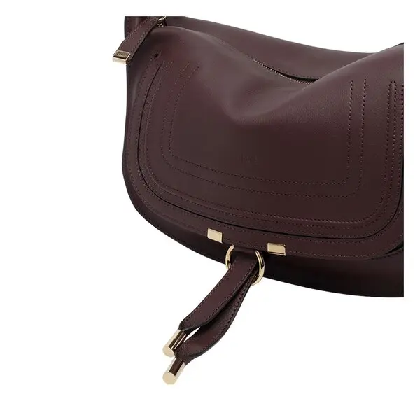 Chloé Marcie Shoulder Bag - Brown