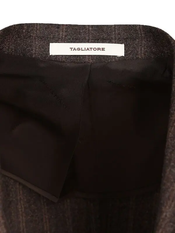 Tagliatore Single-breasted Suit In Super 110s Wool