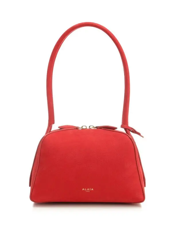 Alaïa Small Bowling Shoulder Bag - Red